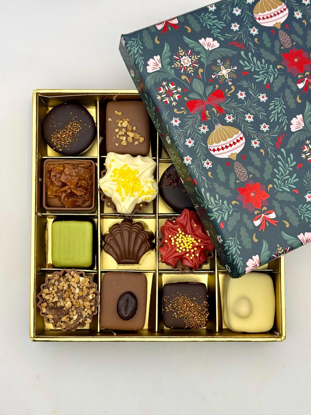 Coffret 16 Chocolats Traditionnels "La Féerie de Noël" | Maison Canel Nice